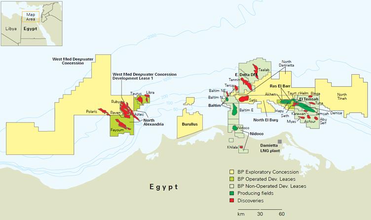 Egypt: BP discovers gas in Salamat well offshore Egypt