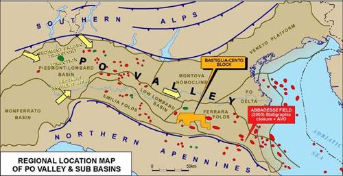 Po River Map Location
