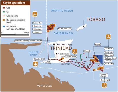 Trinidad: Fluor-led project reaches first gas for BG offshore Trinidad