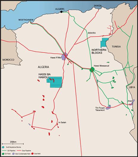 Algeria: Gulf Keystone to seek a buyer for Hassi Ba Hamou permit