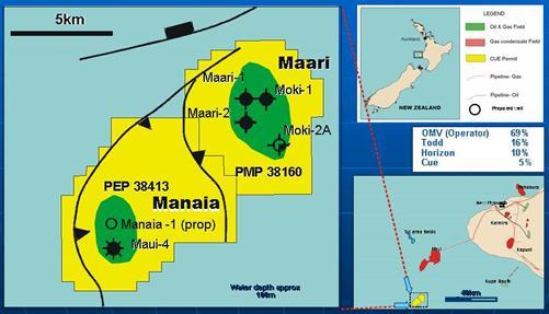 New Zealand: OMV's Maari oil field is now a 100 million barrel field
