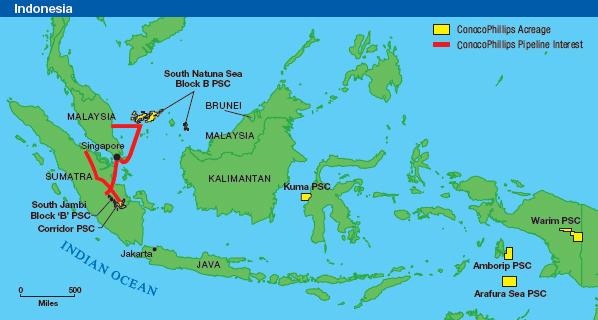 Indonesia: ConocoPhillips commences gas production from North Belut gas ...