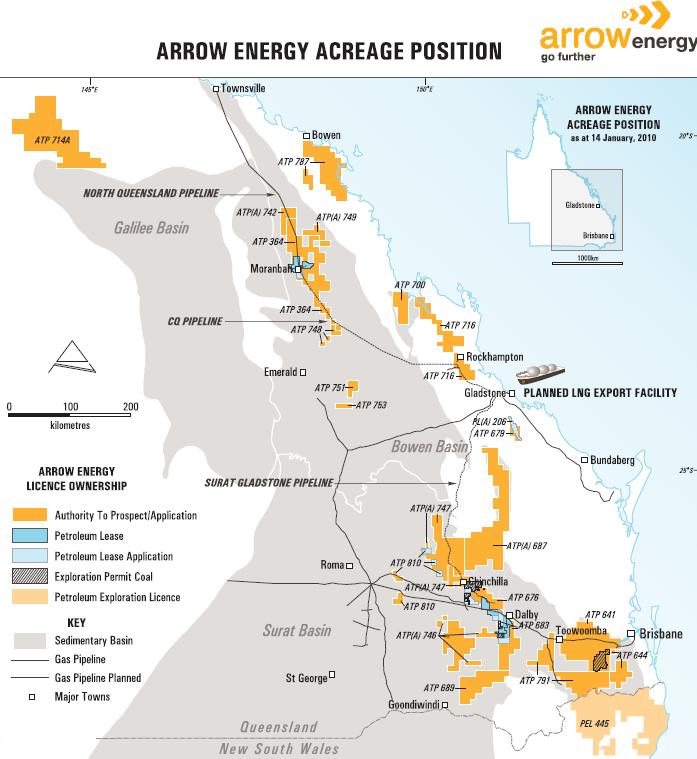 Australia: Arrow Energy upgrades coal seam gas reserves