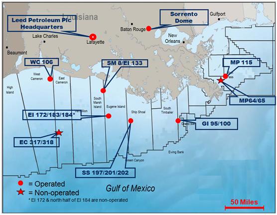 GoM: Leed Petroleum spuds A-6 well at Ship Shoal Block 201