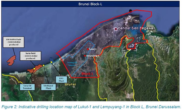 Brunei: AED Oil updates Block L drilling programme - spuds Lempuyang-1
