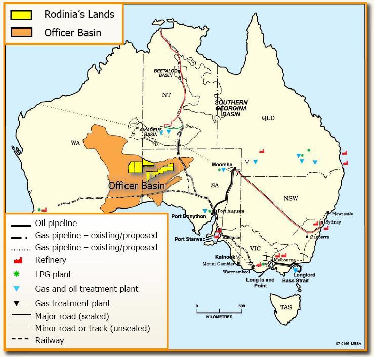 Australia: Rodinia Oil secures rig for Officer Basin drilling program