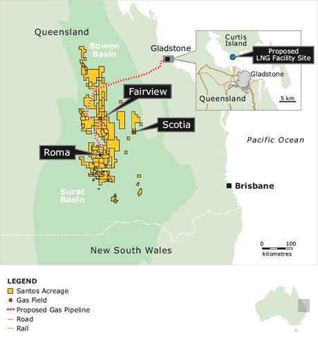 Australia: Santos Gladstone LNG project officially launched