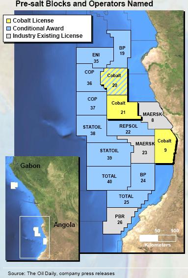 Angola: Cobalt International Energy awarded PSC for Block 20 offshore ...