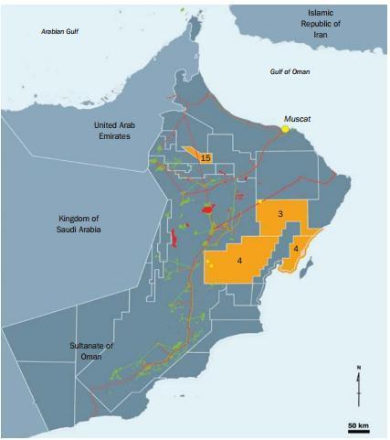 Oman: Field Development Plan for Blocks 3 & 4 onshore Oman approved
