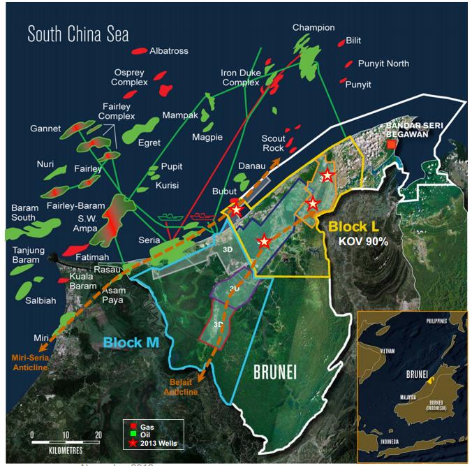 Brunei: Kulczyk Oil Ventures signs contract for Brunei drilling campaign