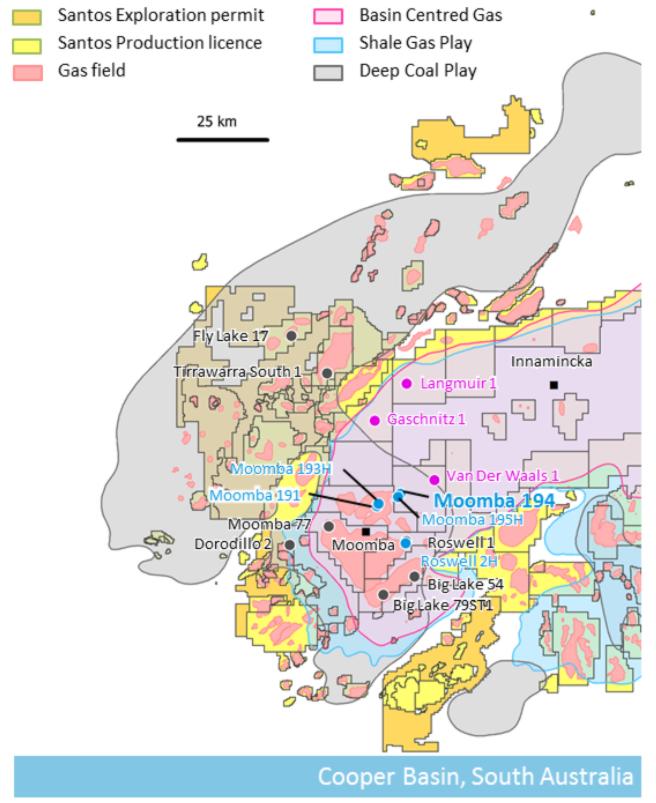 Australia: Santos announces further shale gas success at Moomba-194 in ...