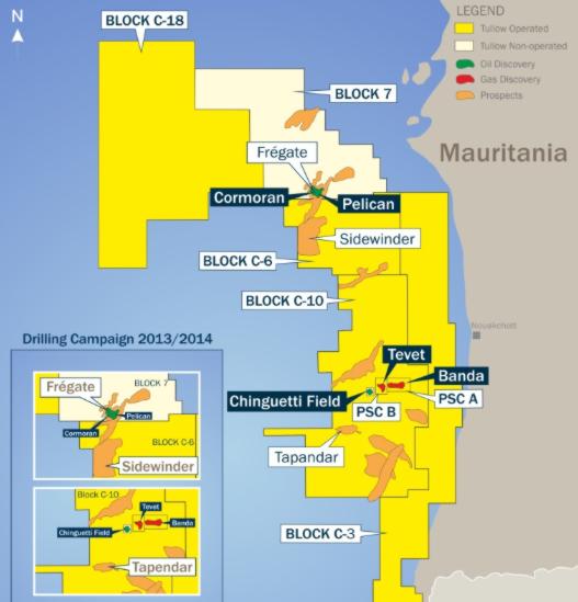 Mauritania: Tullow Oil's Tapendar-1 exploration well offshore ...