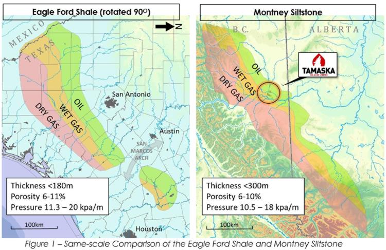 Canada: Tamaska enters the Montney Resource Play in Canada