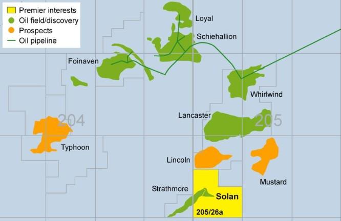 UK: Premier Oil expects first oil from Solan in 2016
