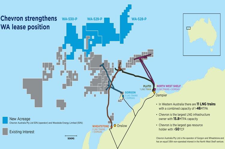 Australia: Chevron and Woodside acquire new exploration acreage ...