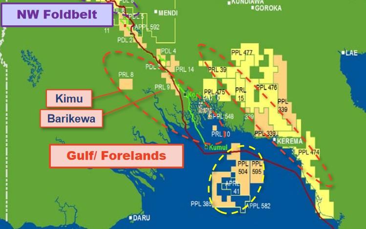 PNG: Oil Search farms-in to PPL 474, 475 and 476 and PRL 39, located ...