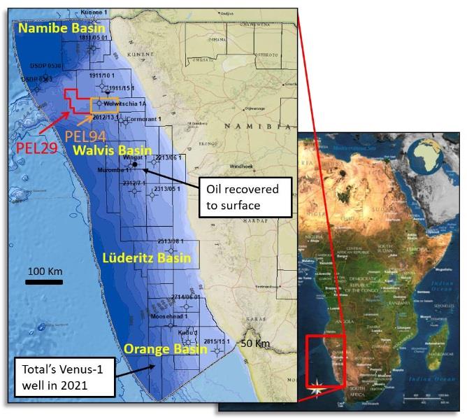 Namibia: Global Petroleum announces update on Namibian licences