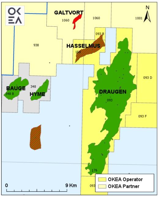 Norway: OKEA to develop the Hasselmus gas discovery
