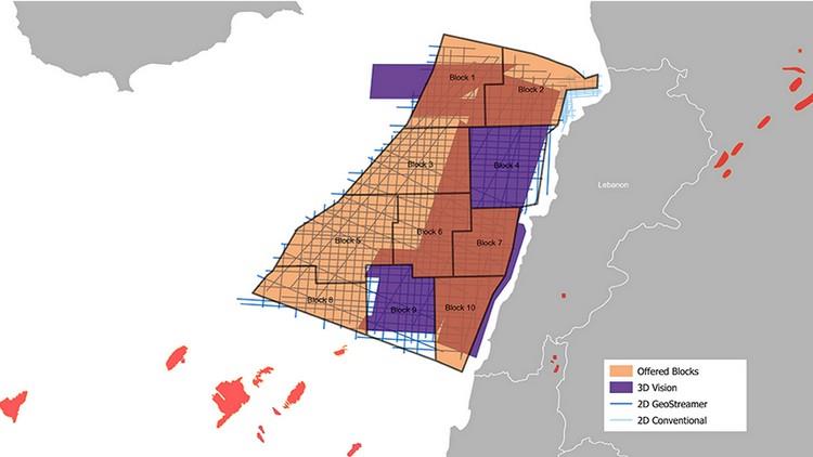 Lebanon: PGS seismic available for Lebanon's Second Offshore Bid Round