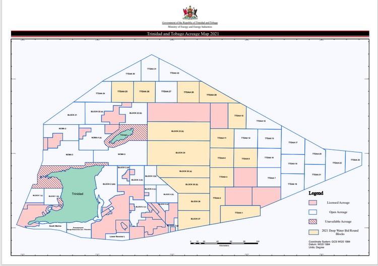 Trinidad launches 2021 Bidding Round for 17 offshore blocks