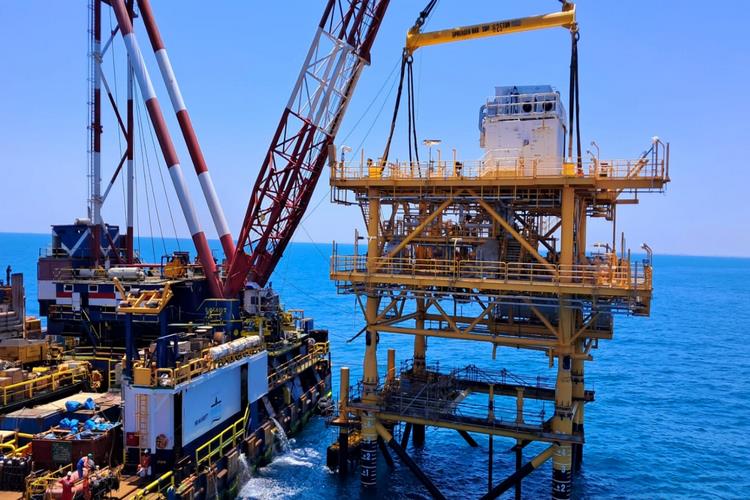 Egypt: PMS completes installation of the WEB offshore platform as part ...